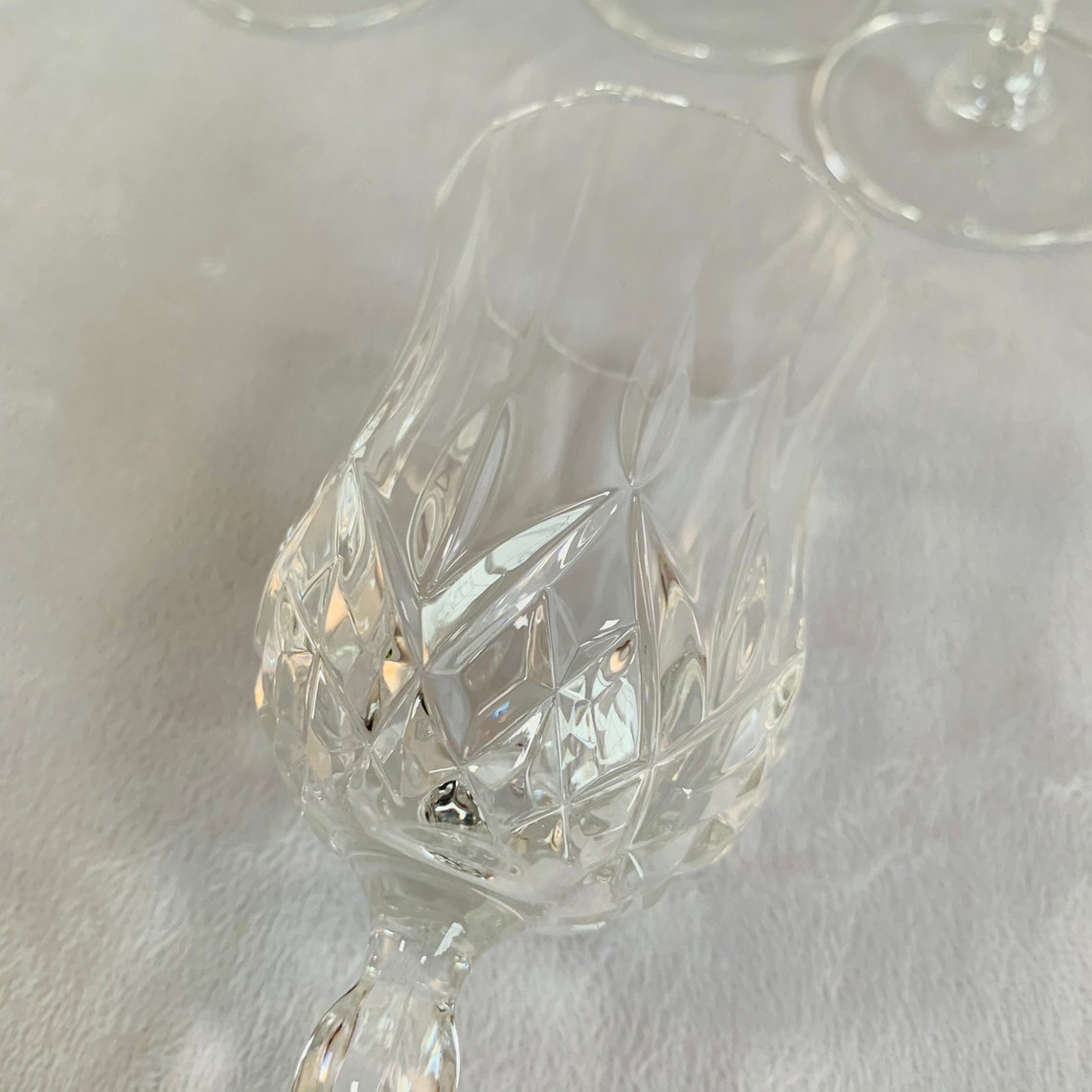 Set of 4 French Crystal Stemware Cristal D'arque-durand - Etsy