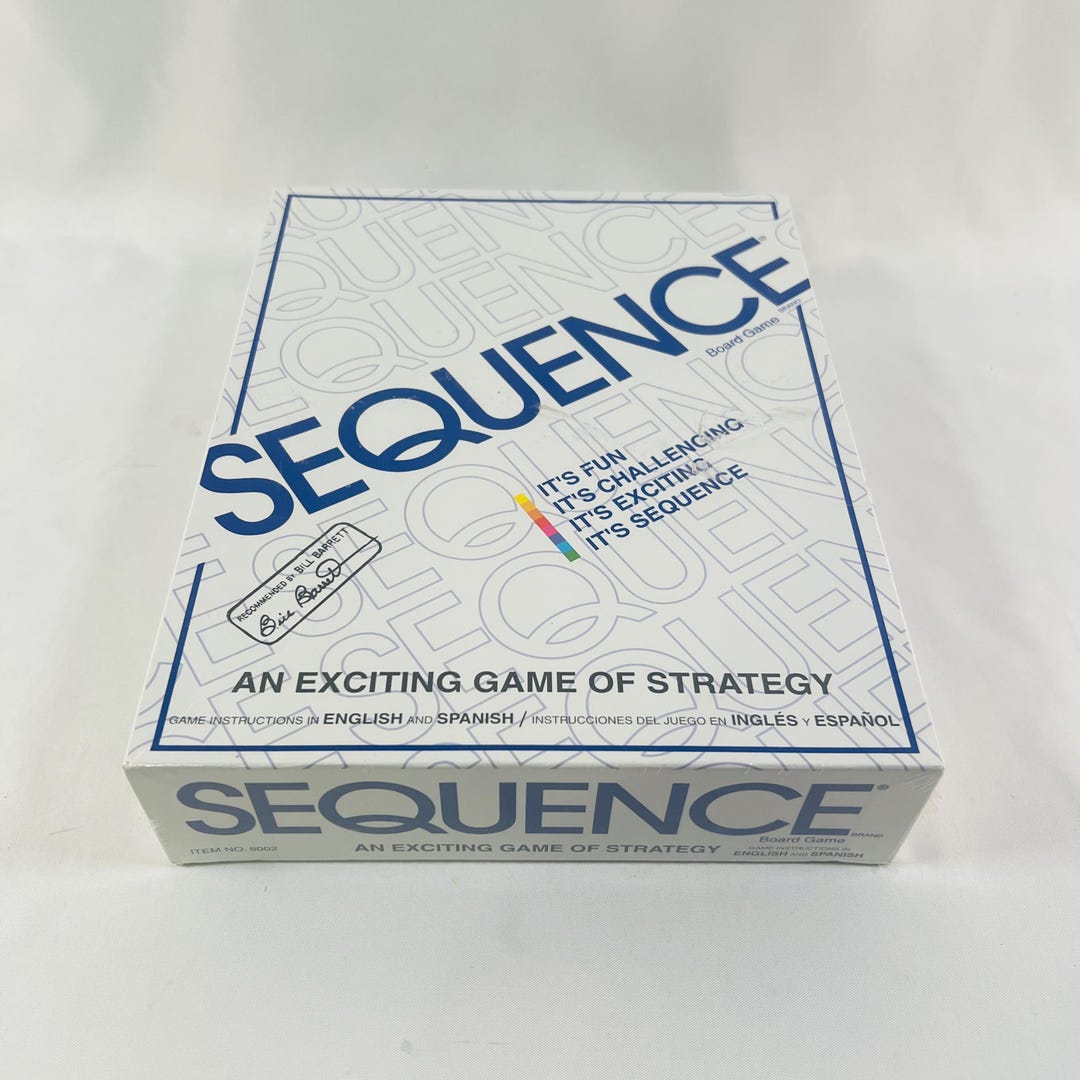 New/vintage 1995 Sequence Game, an Exciting Game of Strategy, Ages 7 to Adult, Game is Complete ...