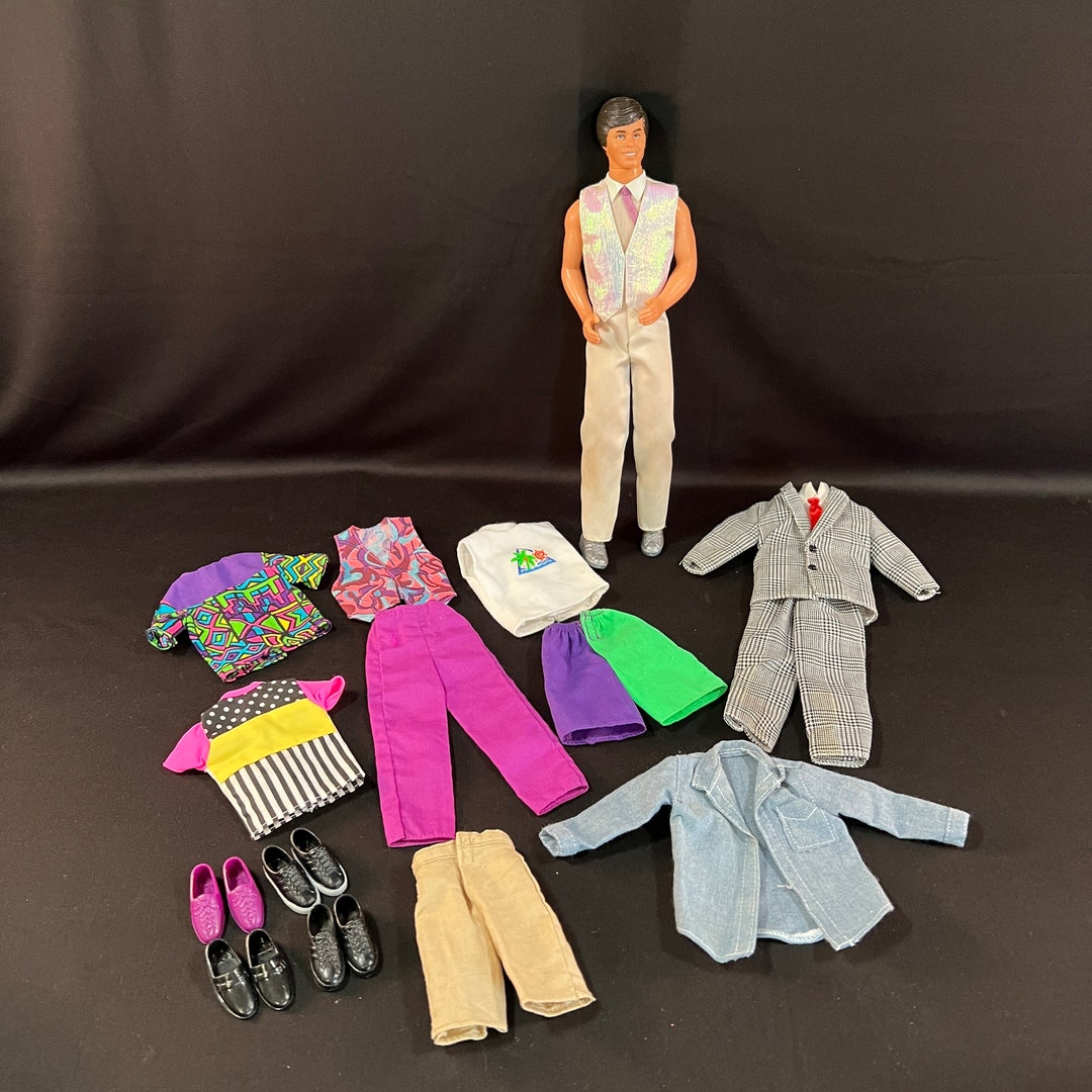 1983 Crystal Ken Doll With a Variety of Clothes and Shoes From the 90's ...