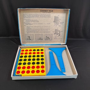 1977 Vintage Connect Four Game in Original Box, Complete With All ...