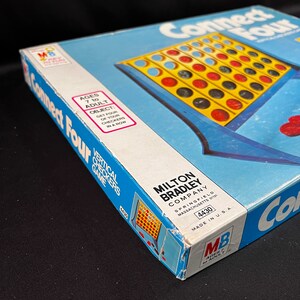 1977 Vintage Connect Four Game in Original Box, Complete With All ...