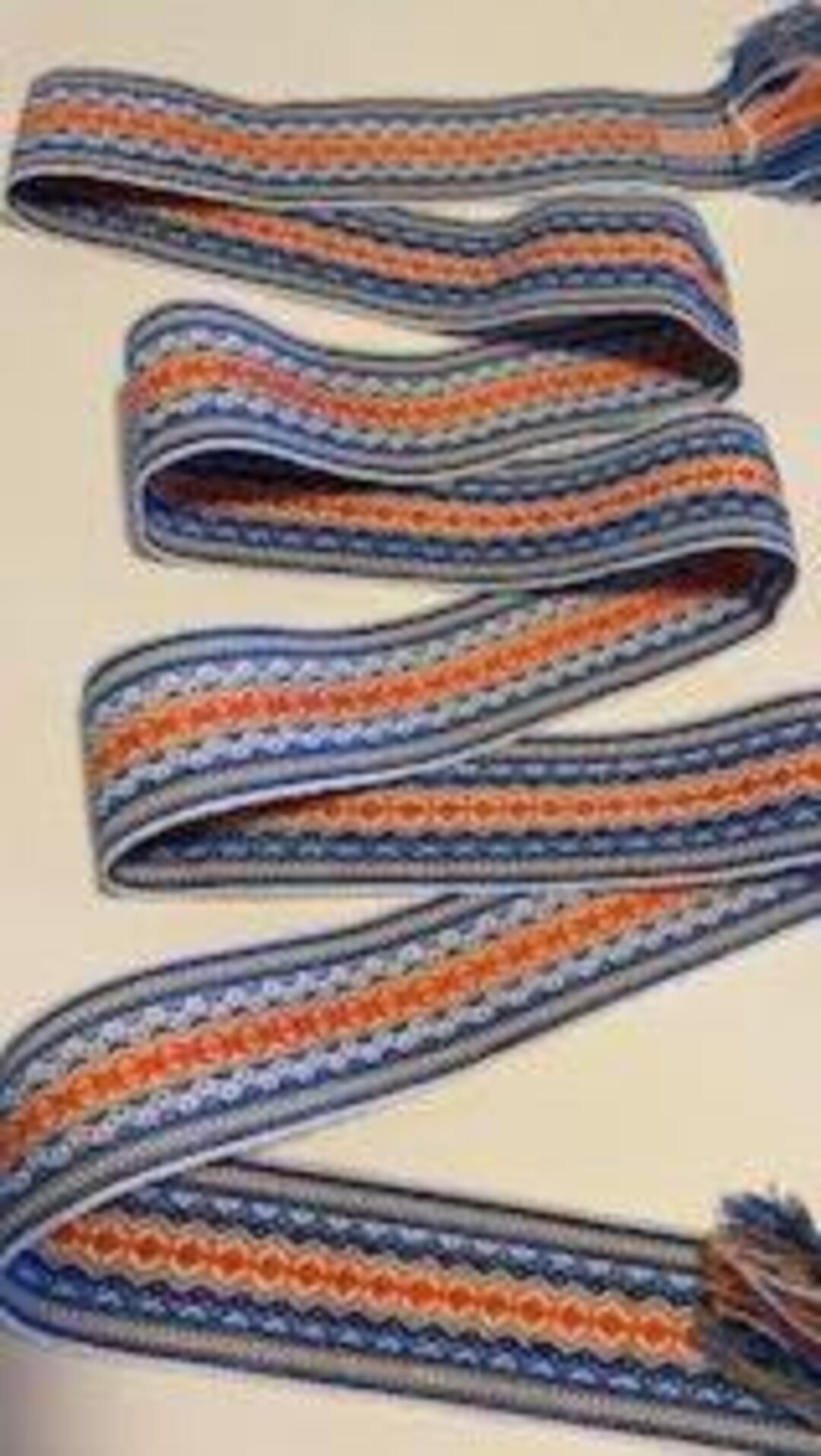 Hand Woven Ecuadorian Sash Belt, Ethnic Ribbon, DIY Faja - Etsy