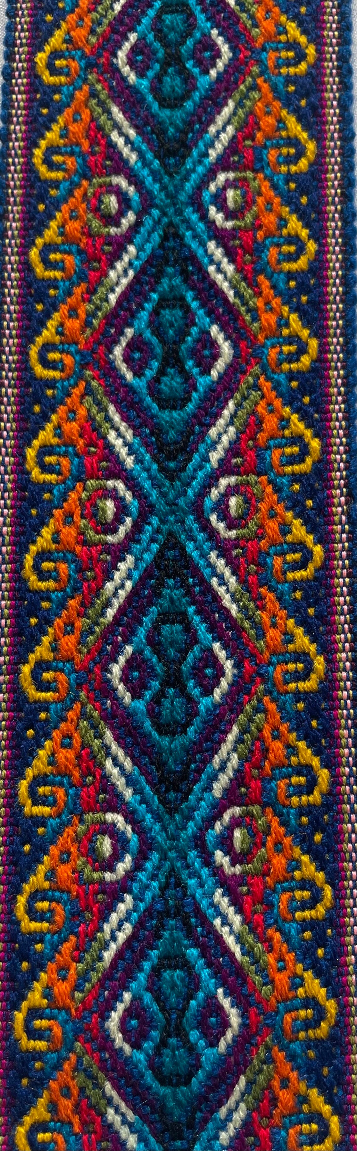 Ecuadorian Sash Belt/''hand Woven Sash/ Woven Ethnic Ribbon/ DIY Belt ...
