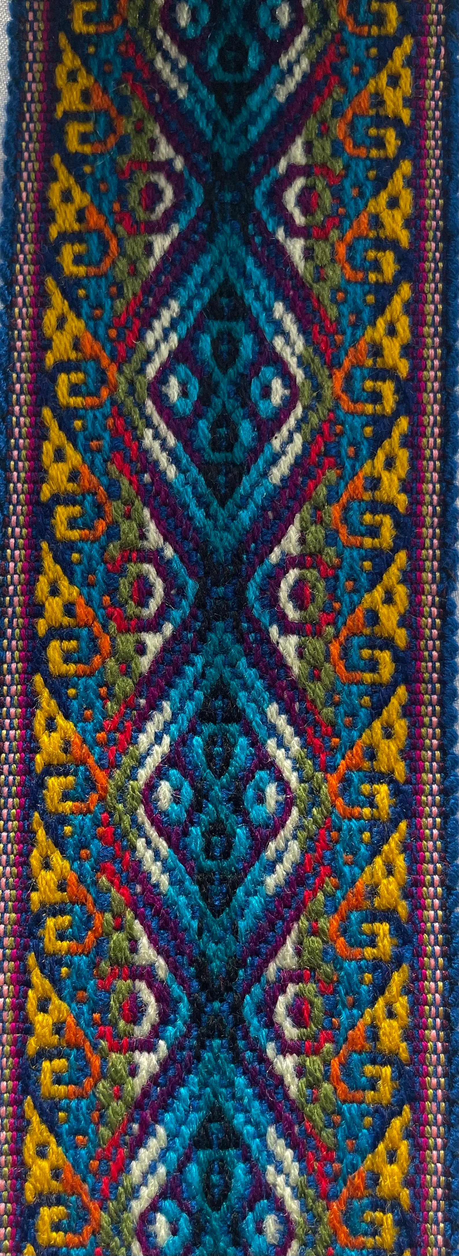 Ecuadorian Sash Belt/''hand Woven Sash/ Woven Ethnic Ribbon/ DIY Belt ...