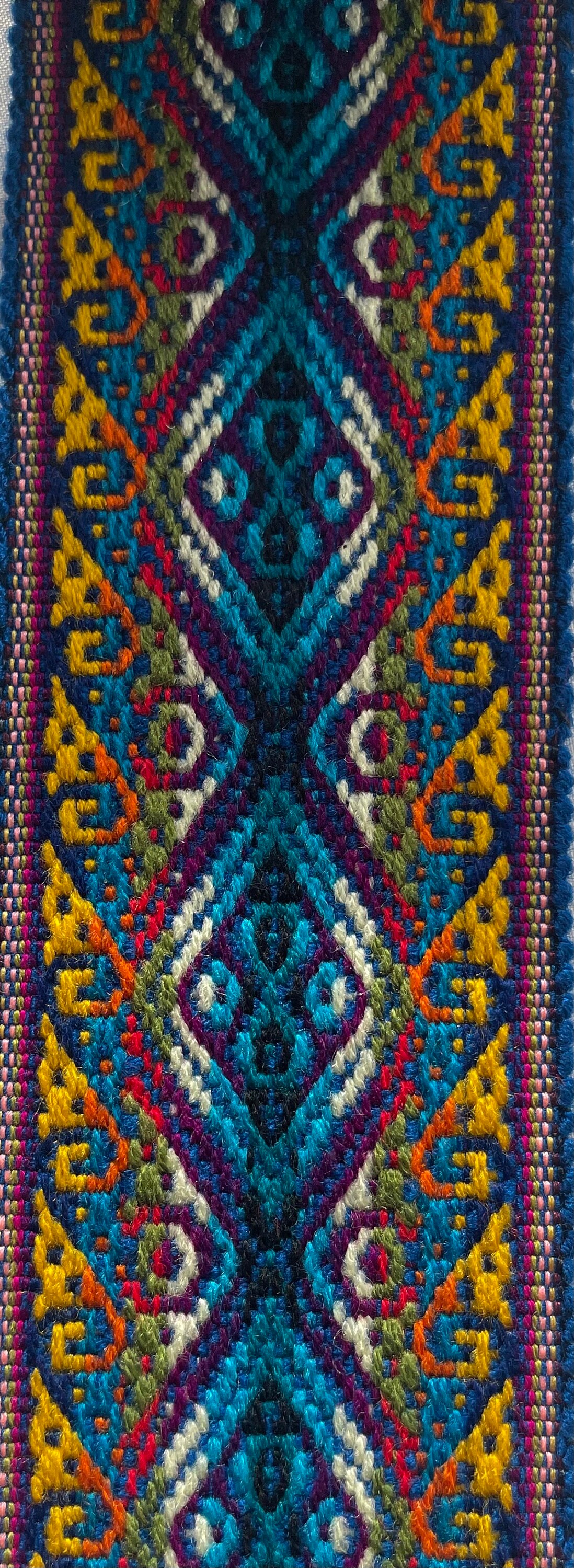 Ecuadorian Sash Belt/''hand Woven Sash/ Woven Ethnic Ribbon/ DIY Belt ...
