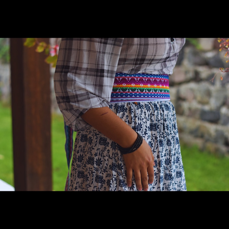 Ecuadorian Sash Belt/''woven Sash/ Woven Ethnic Ribbon/ DIY Belt/ Hand ...