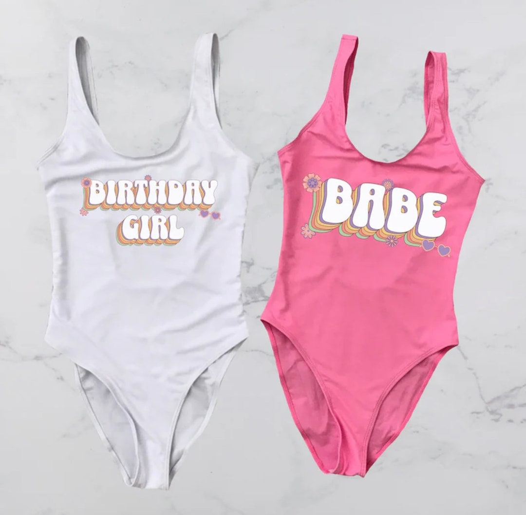 Birthday Girl Swimsuit, Birthday Squad Swimsuit, Birthday Party ...