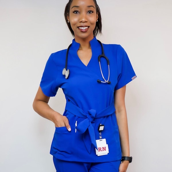 Royal Blue Scrub Set - Etsy