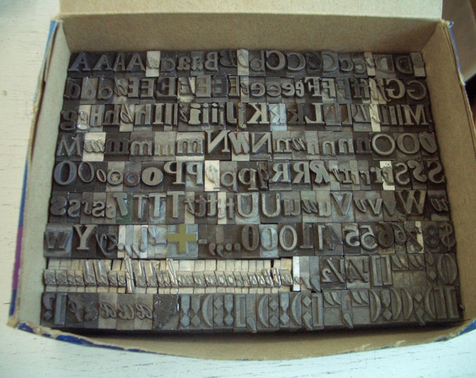 LOADS of LETTERPRESS TIN Square Keepsake, Gift - Etsy