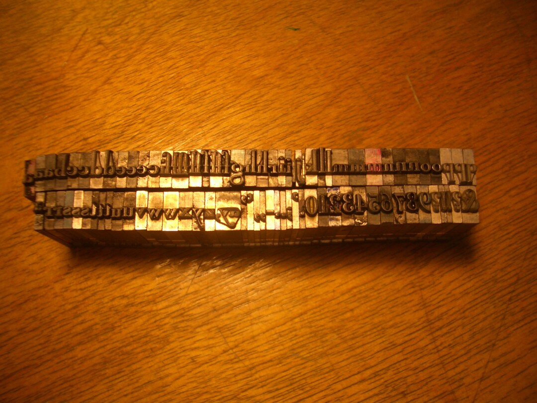 H8 FULL LETTERPRESS Lot Totally Complete Set - Etsy