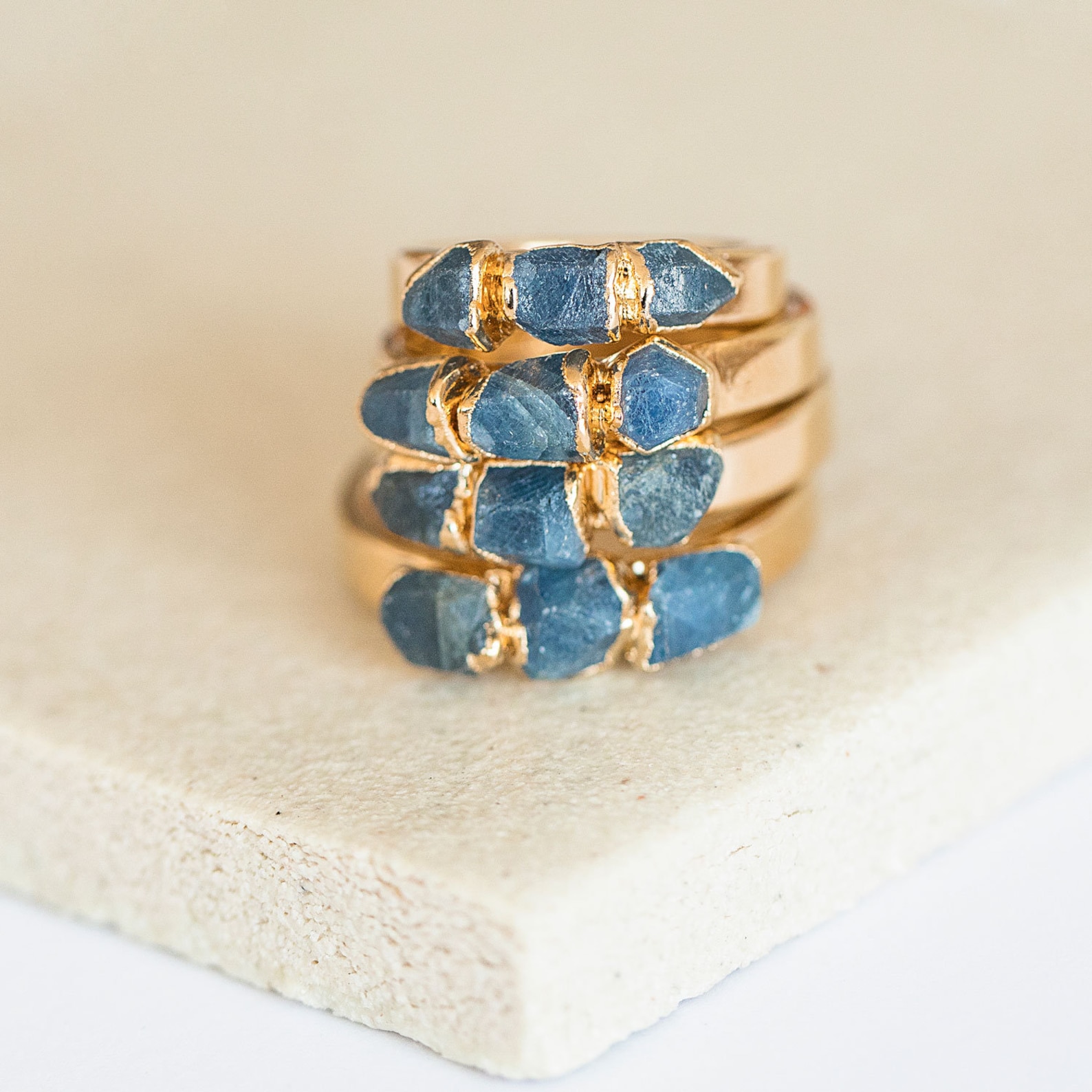 Blue sapphire ring september birthstone ring raw | Etsy