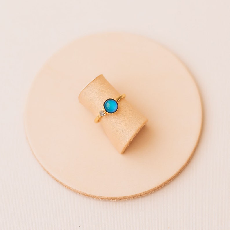 Mood Stone Ring Color Changing Mood Jewelry Hippie Ring - Etsy