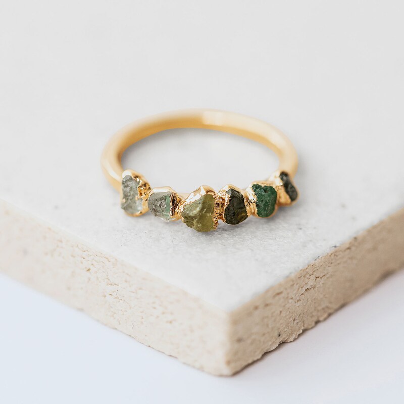 Multi Stone Ring - Etsy