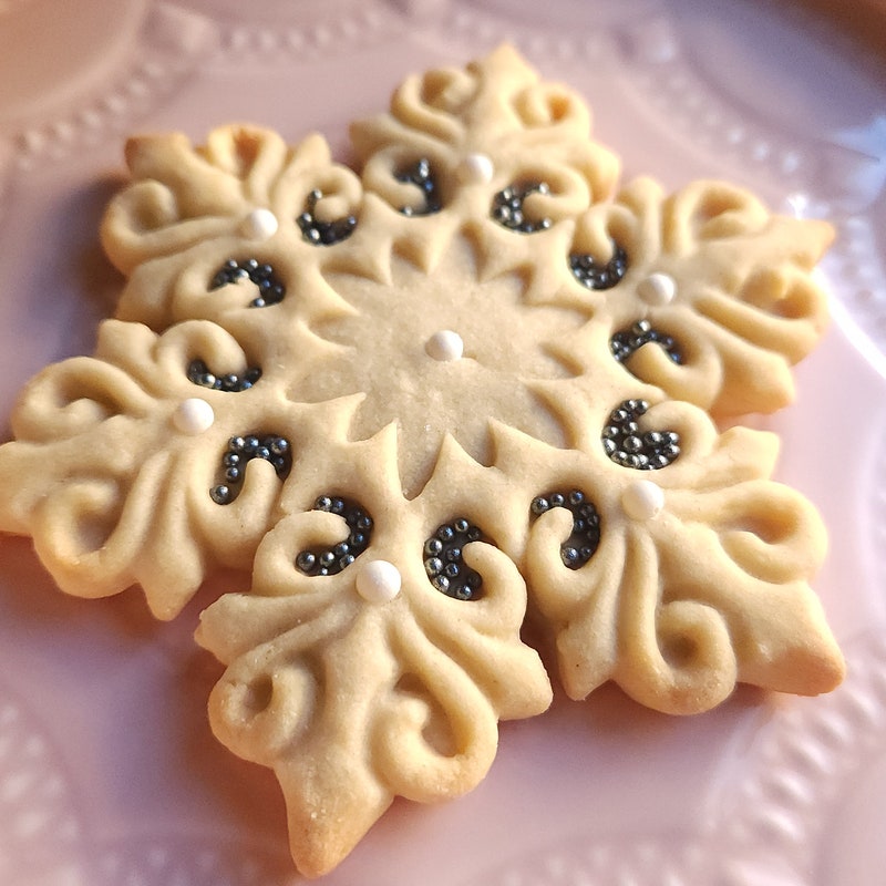 Snowflake Cookies - Etsy
