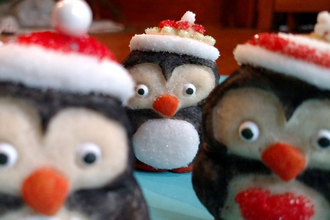 Mini Penguin Silicone Cookie Mold - Etsy