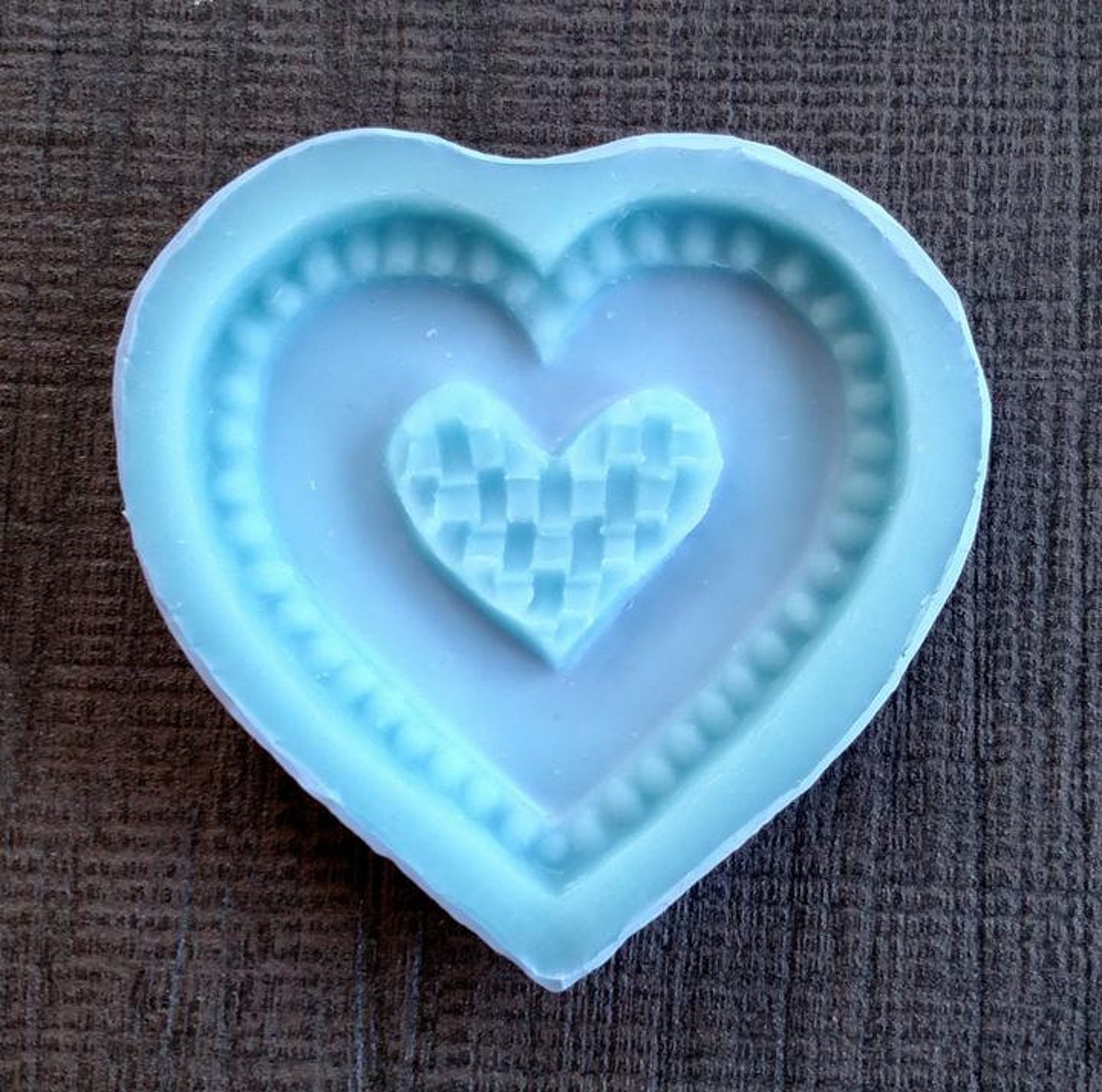 Heart Weave Silicone Cookie Mold - Etsy