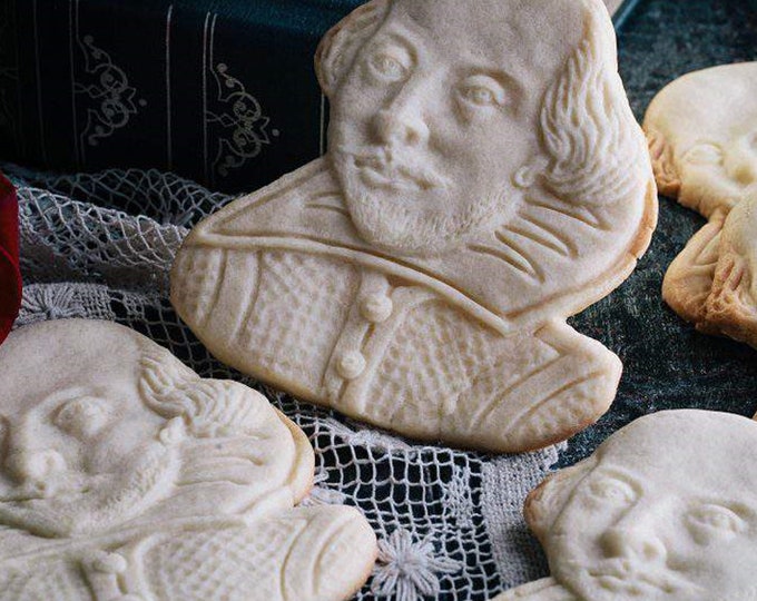 William Shakespeare Silicone Cookie Mold - Etsy