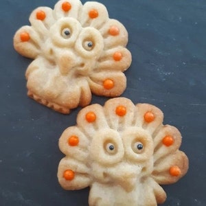 Mini Turkey Silicone Cookie Mold - Etsy