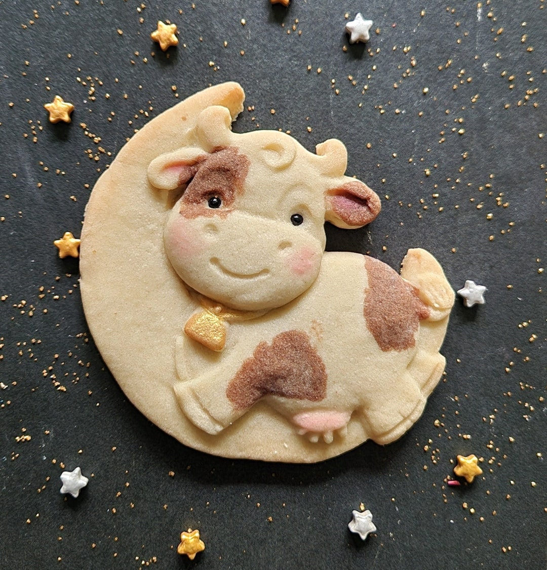 Cow Jumping Over the Moon Silicone Cookie Mold - Etsy