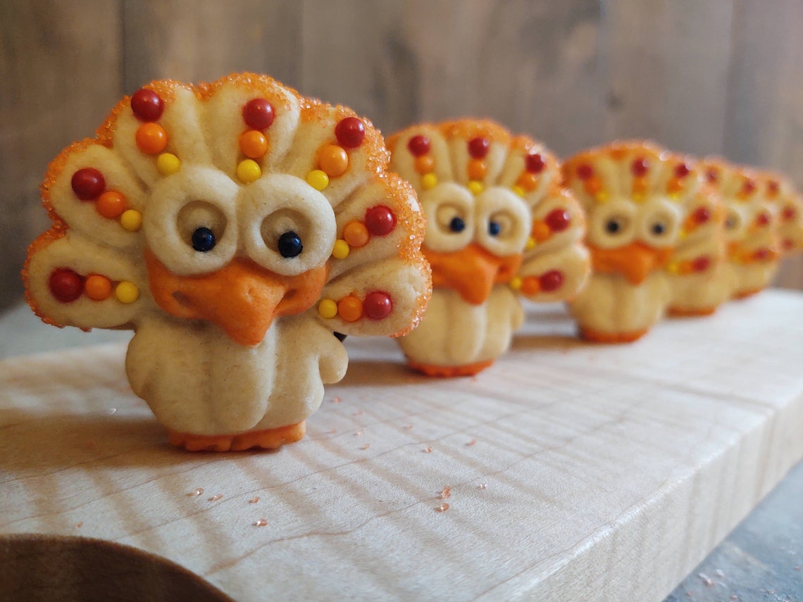 Mini Turkey Silicone Cookie Mold - Etsy