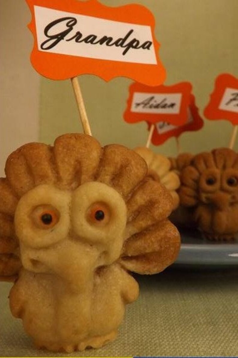 Mini Turkey Silicone Cookie Mold | Etsy