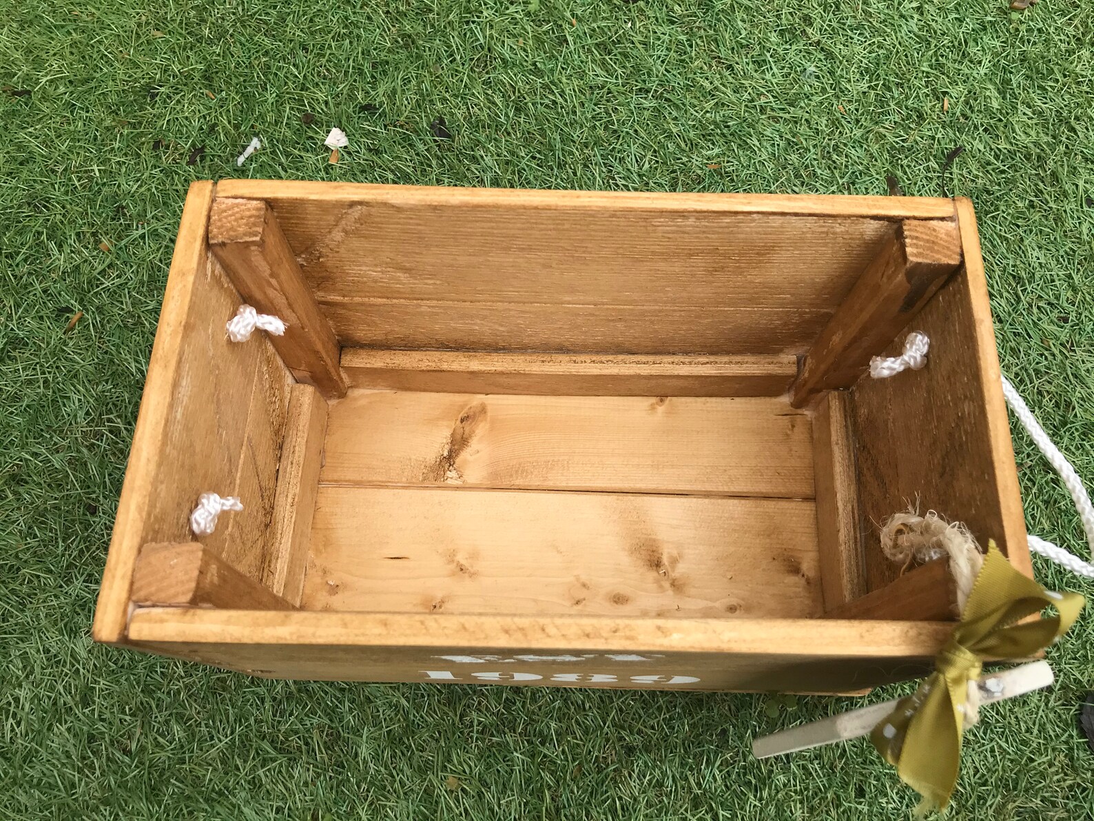 Handmade Personalised Date Crates - Etsy UK