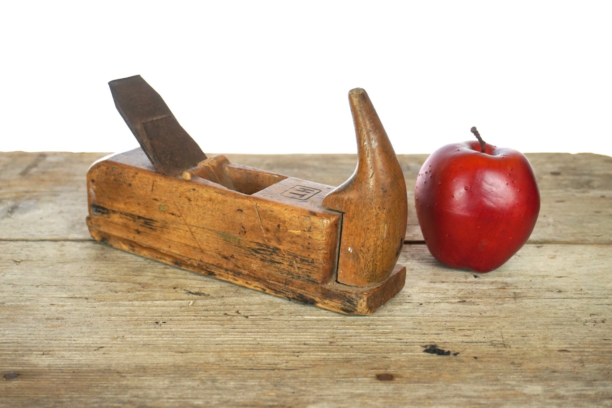 Vintage Swedish ht Wooden Hand Plane With Handle Woodworking Planer ...
