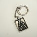 Vintage Snellen Eye Chart Keychain - VTG Black & Silver Metal ...
