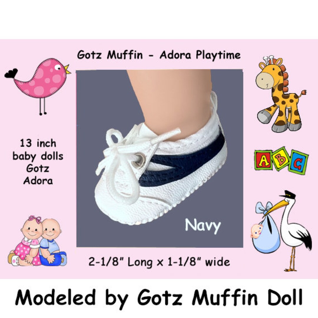 Fits 13 in Gotz or Adora Baby Dolls, 13 in Muffin Doll Shoes, Adora 13 ...