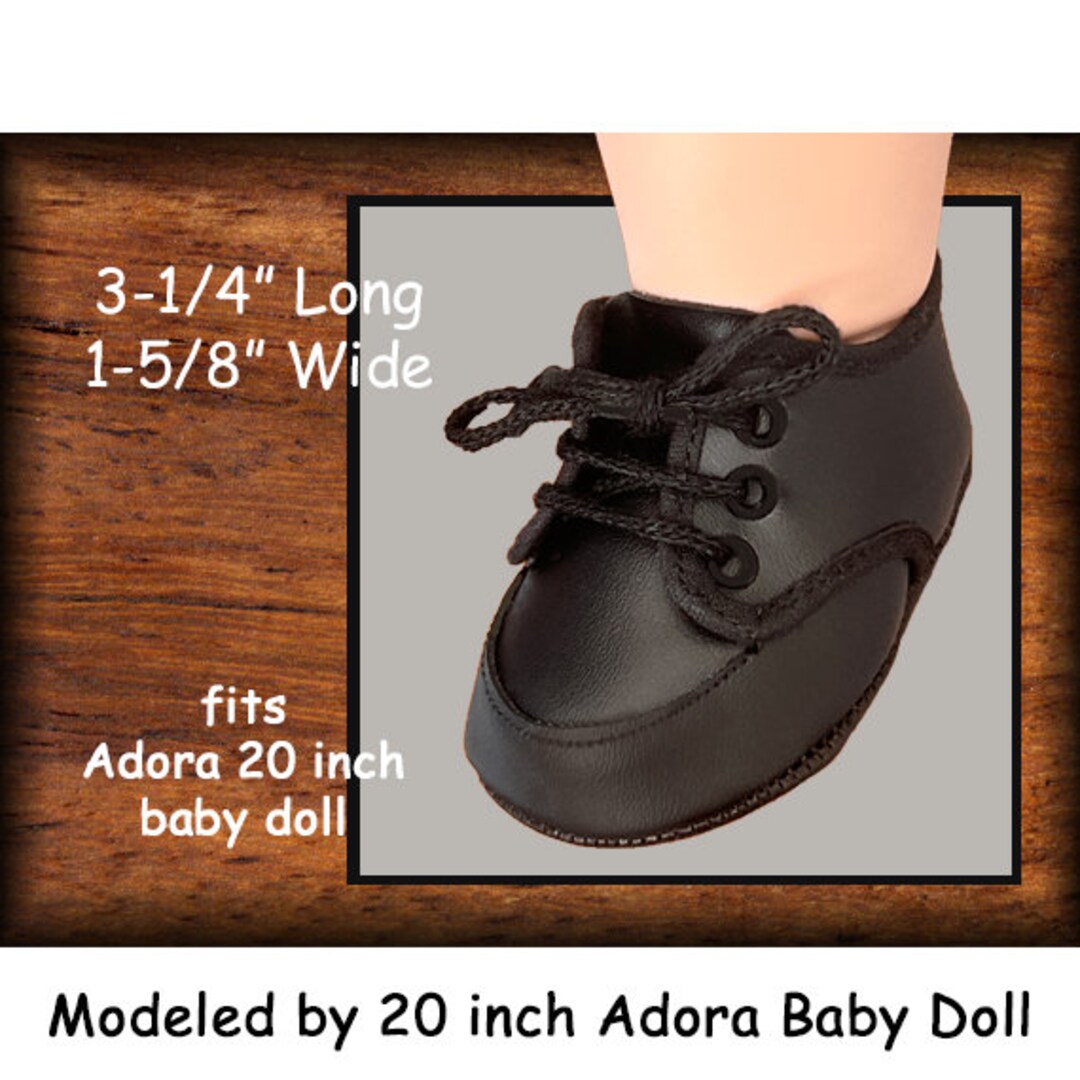 Adora 20 Vintage Black Vinyl School Tie Shoes Tie Shoes - Etsy