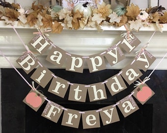 2nd Birthday Pumpkin Banner - Etsy