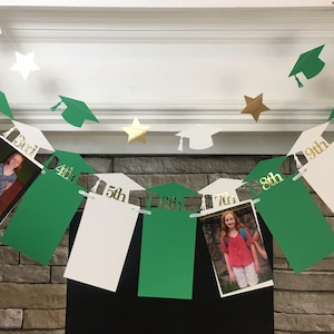 Graduation Photo Banner Graduation Party Decorations K-12th | Etsy