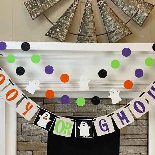 Ghost Gender Voting Sign Halloween Reveal Booy or Ghoul | Etsy