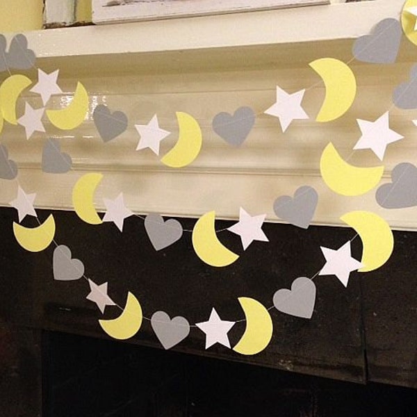 Moon Garland - Etsy
