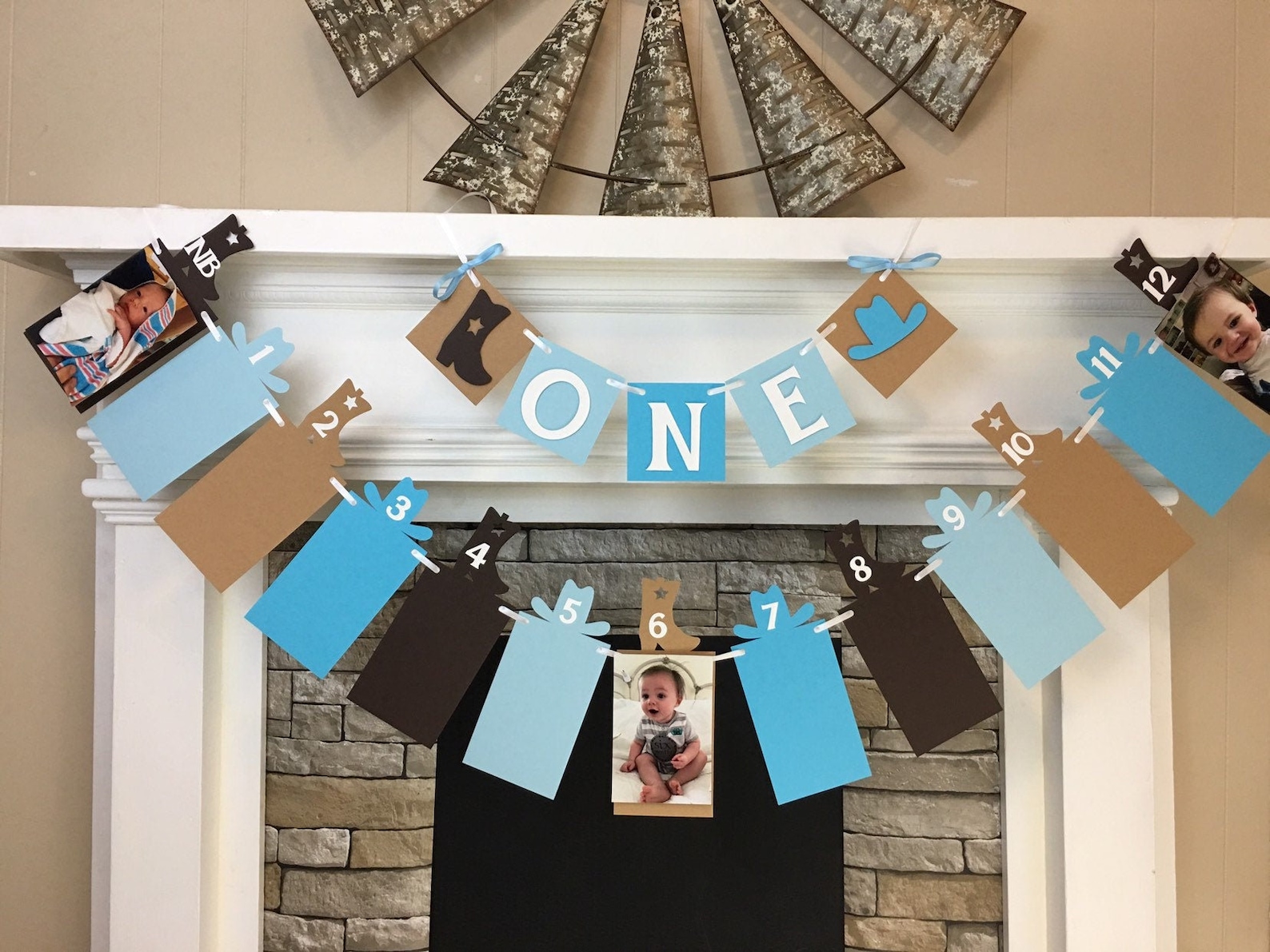 Cowboy First Birthday Decorations Cowboy I Am 1 ONE High Chair - Etsy
