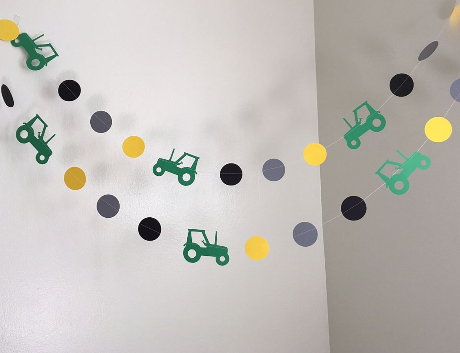 Tractor Birthday Banner Child's Name Banner Tractor Baby Shower ...