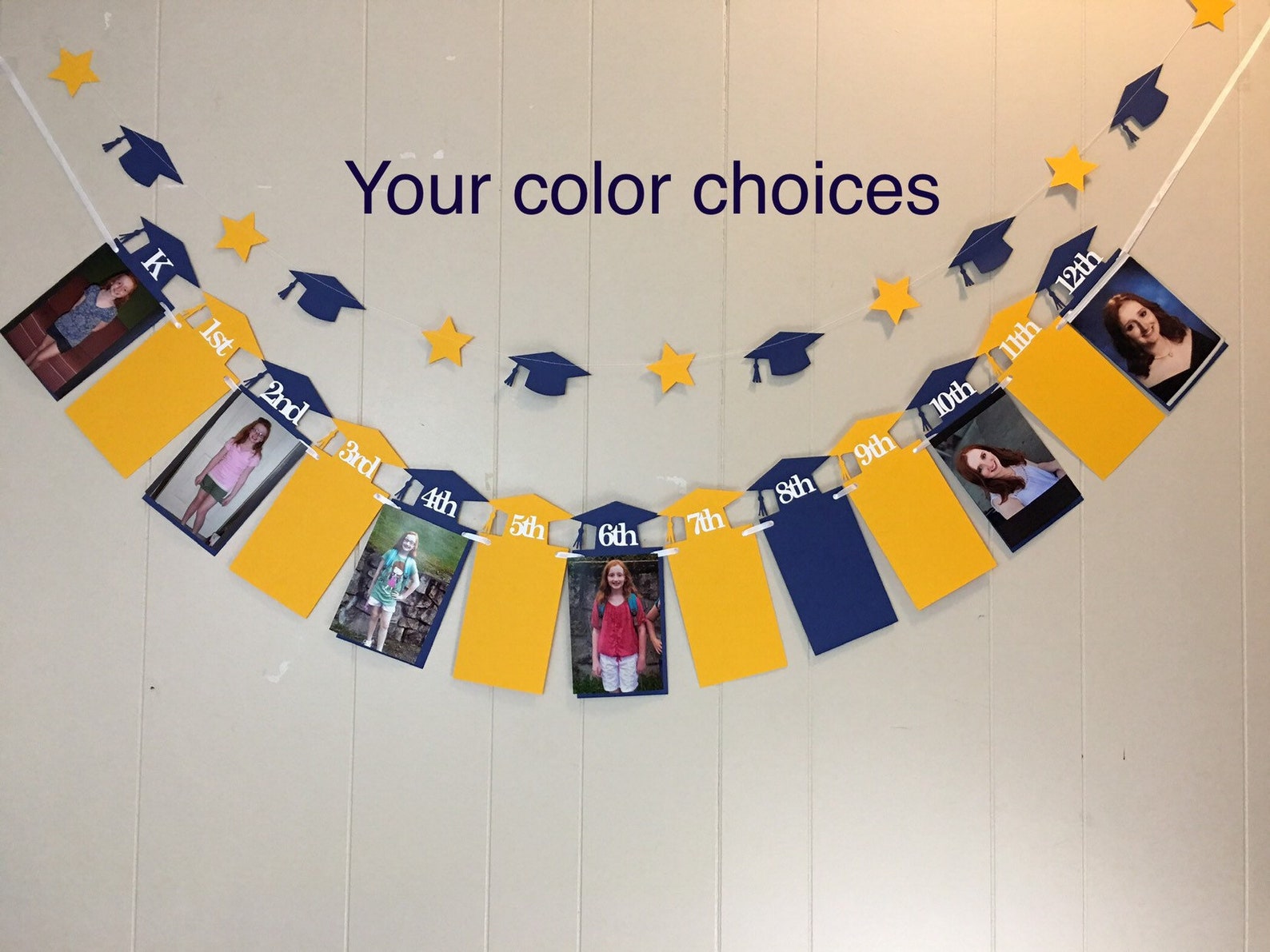 Graduation Party Decorations K-12th Grade Photo Banner - Etsy