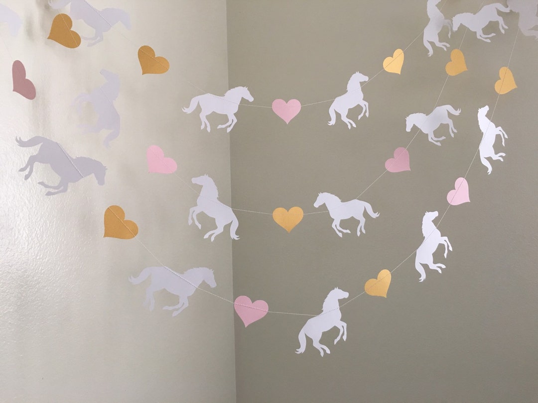 Horse Birthday Party Decorations Pony Garland Horse Garland Cowgirl ...