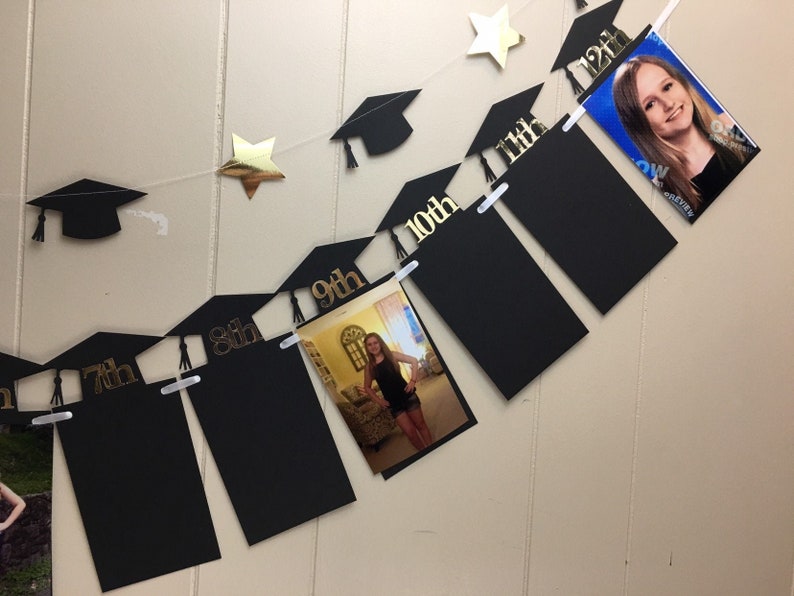 Graduation Photo Banner Graduation Party Decorations K-12th Grade Photo ...