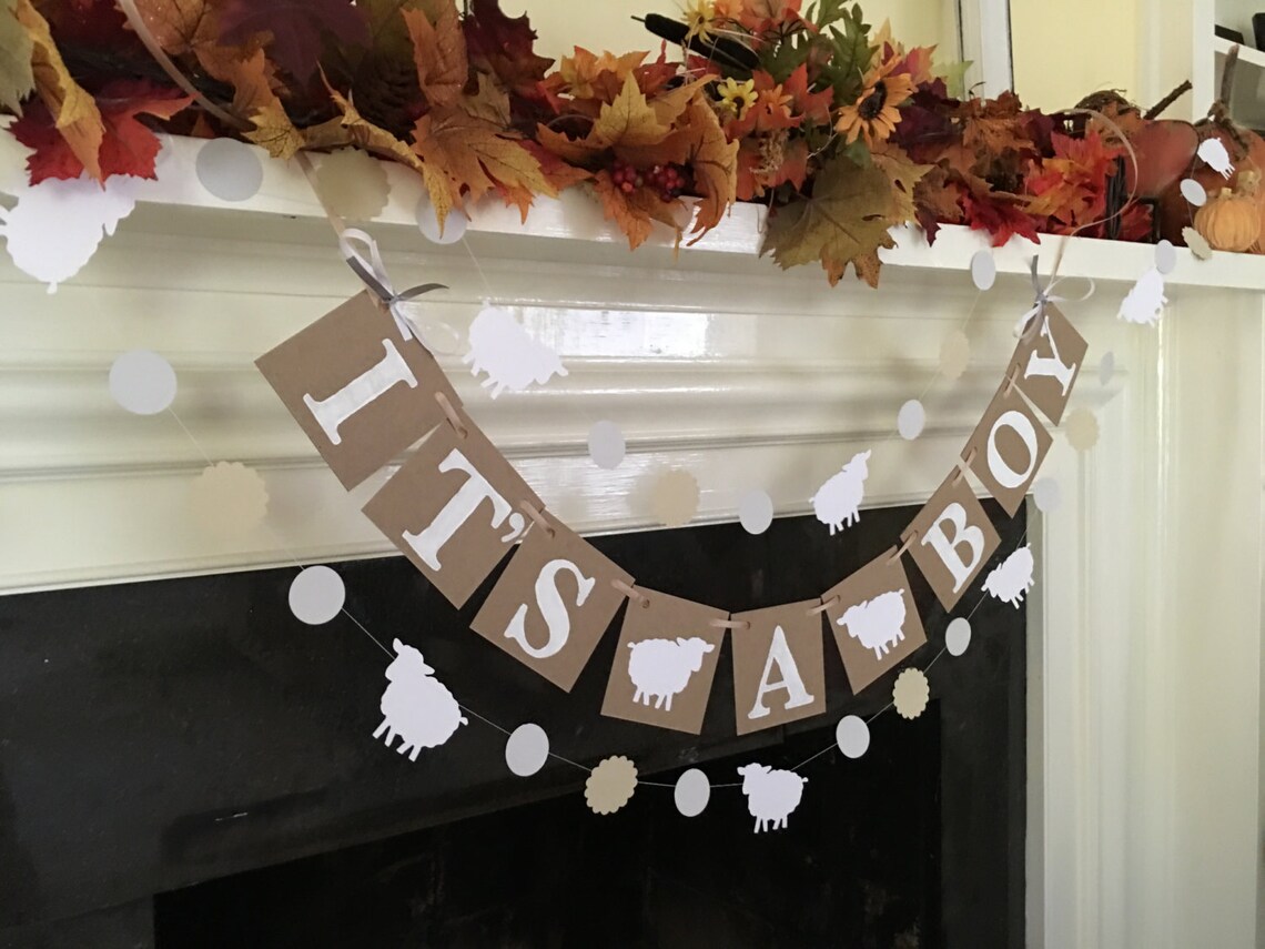 Little Lamb Baby Shower Decorations Lamb 1st Birthday Party Decorations ...