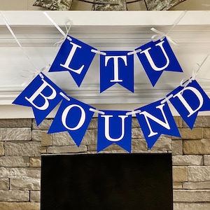 COLLEGE BOUND Banner Personalized University College Name Banner Bed ...
