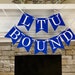 COLLEGE BOUND Banner Personalized University College Name Banner Bed ...