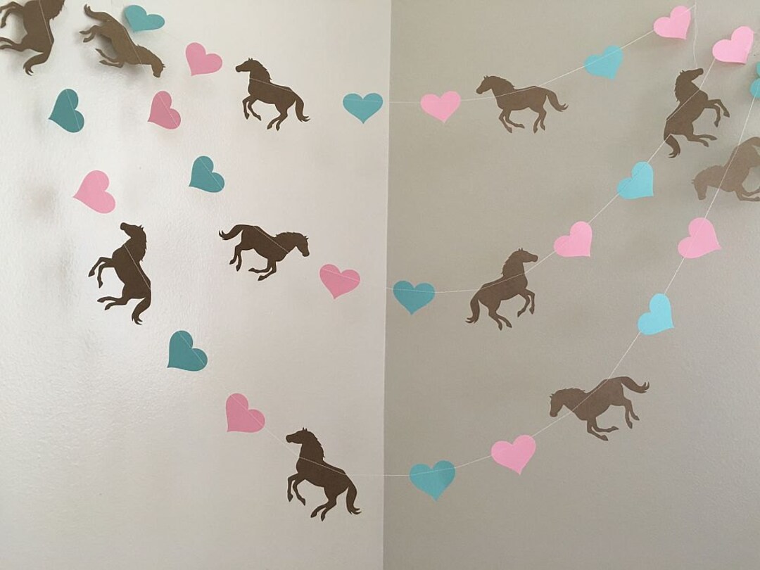 Horse Birthday Party Decorations Pony Garland Horse Garland Cowgirl ...