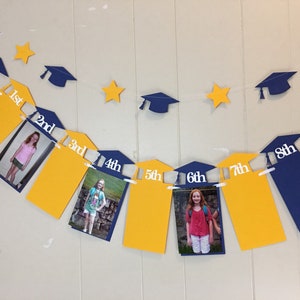 Graduation Party Decorations K-12th Grade Photo Banner Graduation Photo ...