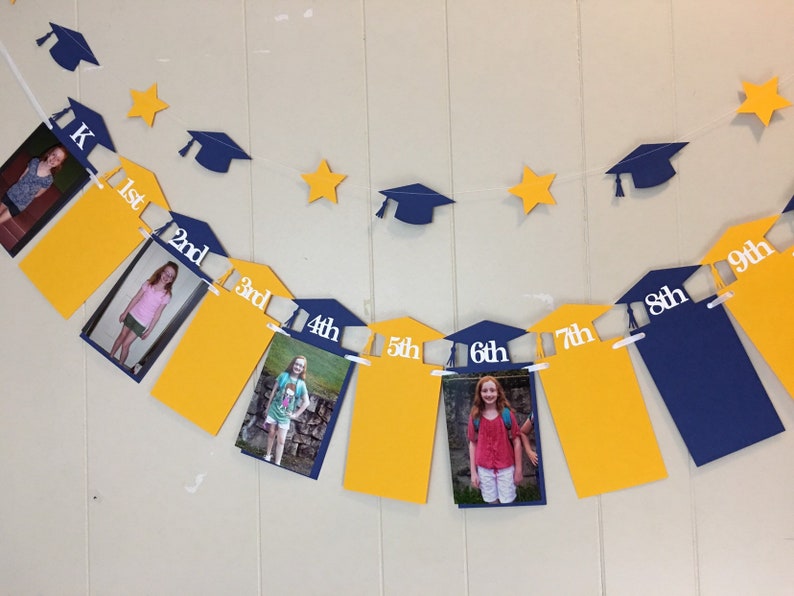 Graduation Party Decorations K-12th Grade Photo Banner Graduation Photo ...