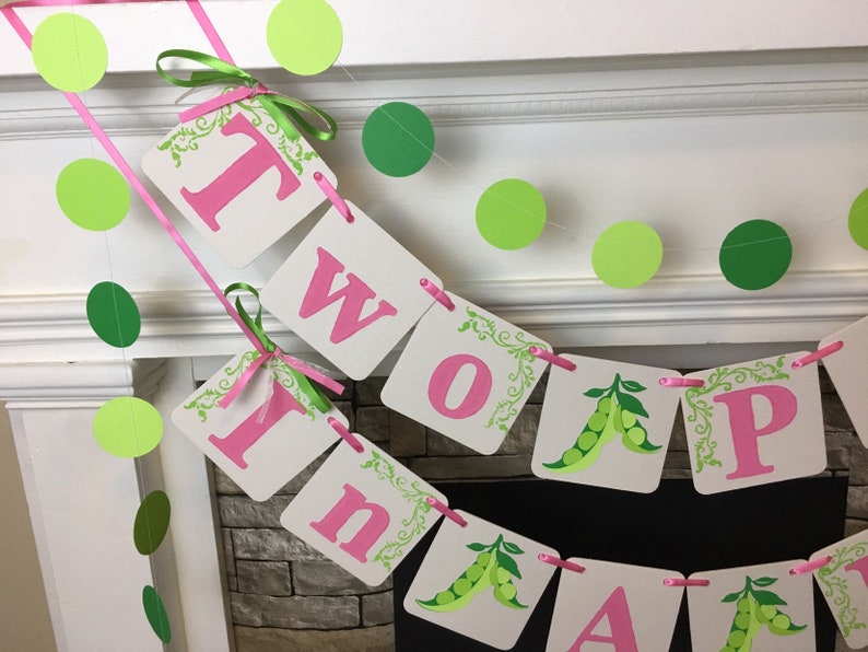 Two Peas in a Pod Baby Shower Decorations Twins Baby Shower | Etsy
