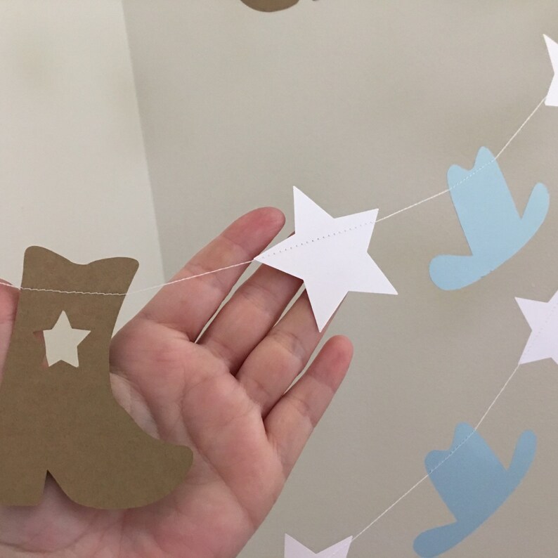 Cowboy Birthday Party Decoration Cowboy Party Garland Cowgirl Theme ...