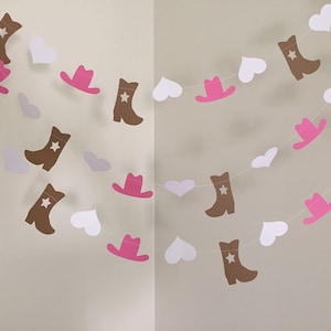 Cowboy Birthday Party Decoration Cowboy Party Garland Cowgirl Theme ...