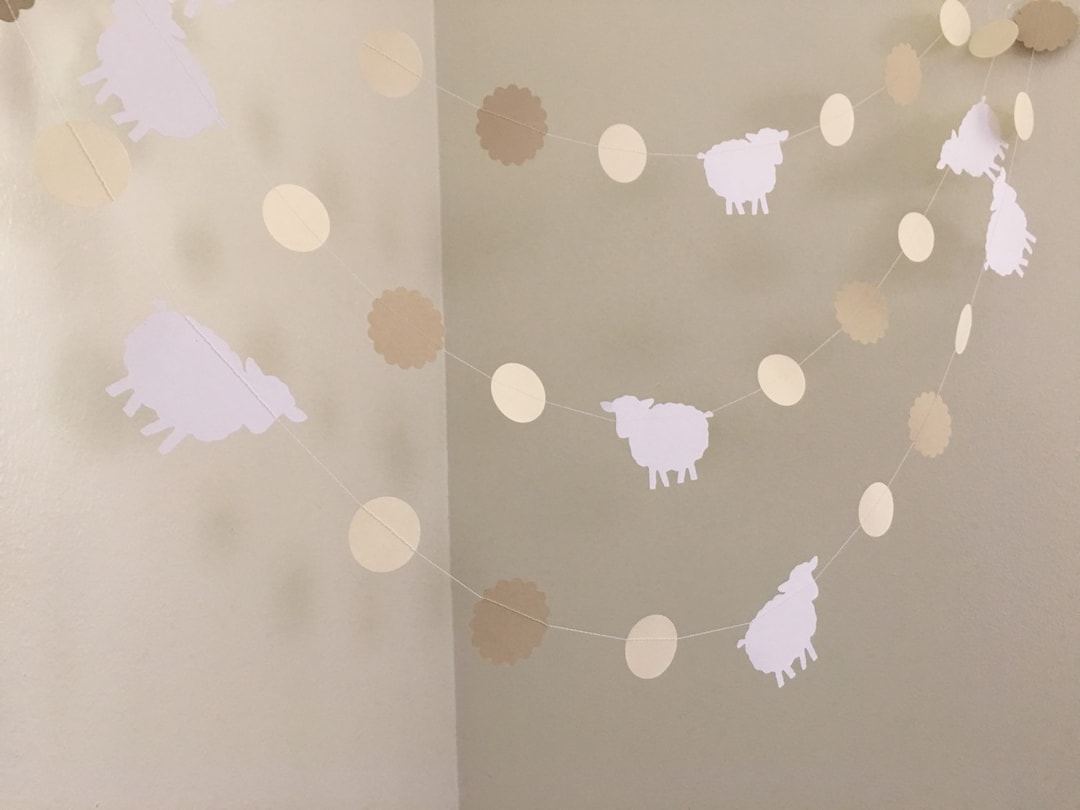 Little Lamb Baby Shower Decorations Lamb 1st Birthday Party Decorations ...