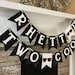 TWO COOL 2nd Birthday Banner Birthday Name Banner Second - Etsy